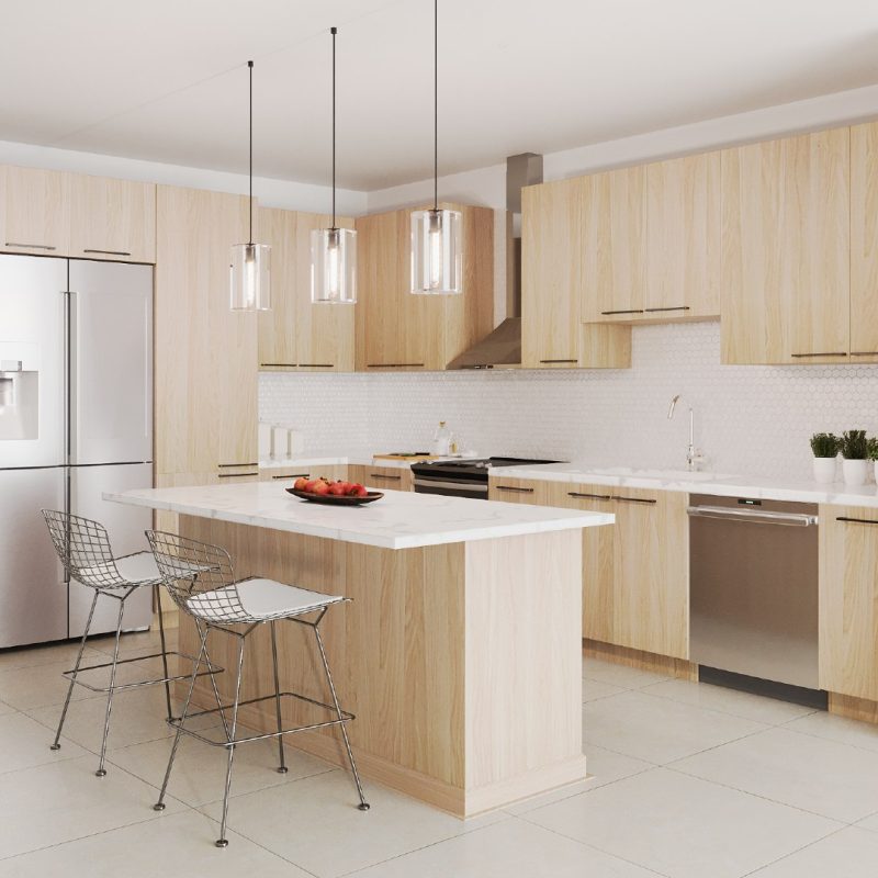 WMK-013 | Scandinavian Blond Wood - Wrap My Kitchen™